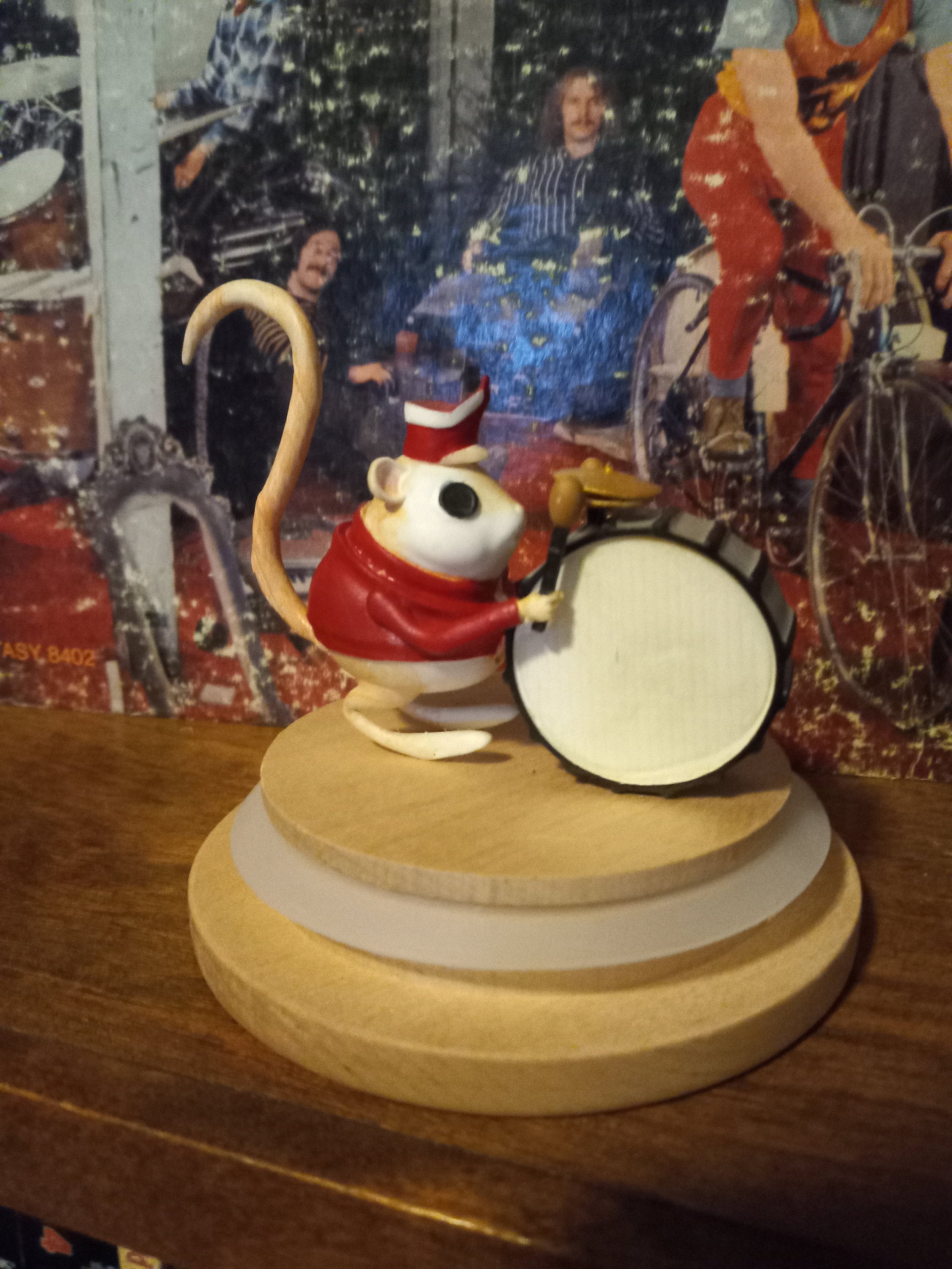 Tiny Drummer Circus Mouse Figure Display Circus Mice - Etsy