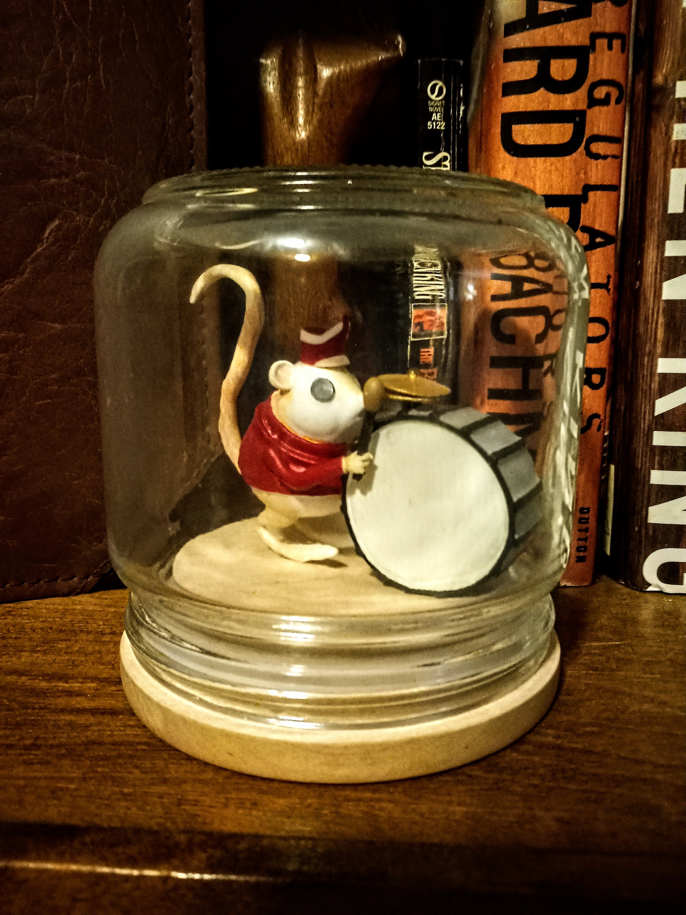 Tiny Drummer Circus Mouse Figure Display Circus Mice - Etsy