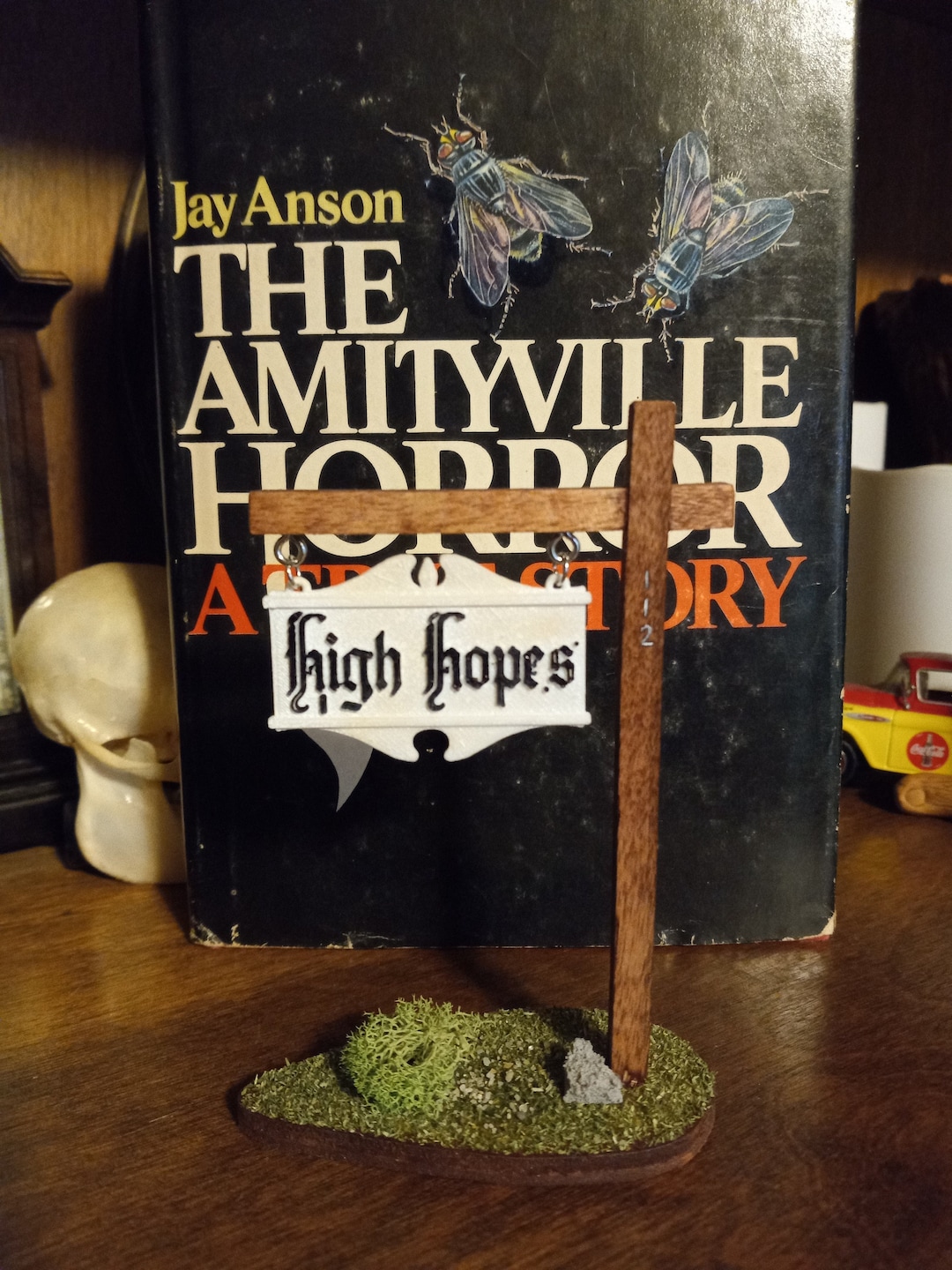 Amityville Horror Miniature High Hopes Sign 1/12 Scale Horror Movie ...