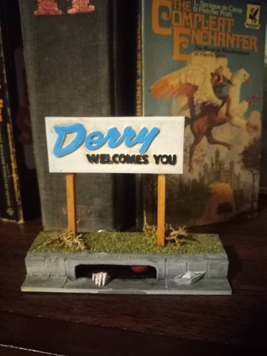 Pennywise Stephen King's IT Horror Display Handmade Sign Decor 1/12 and ...