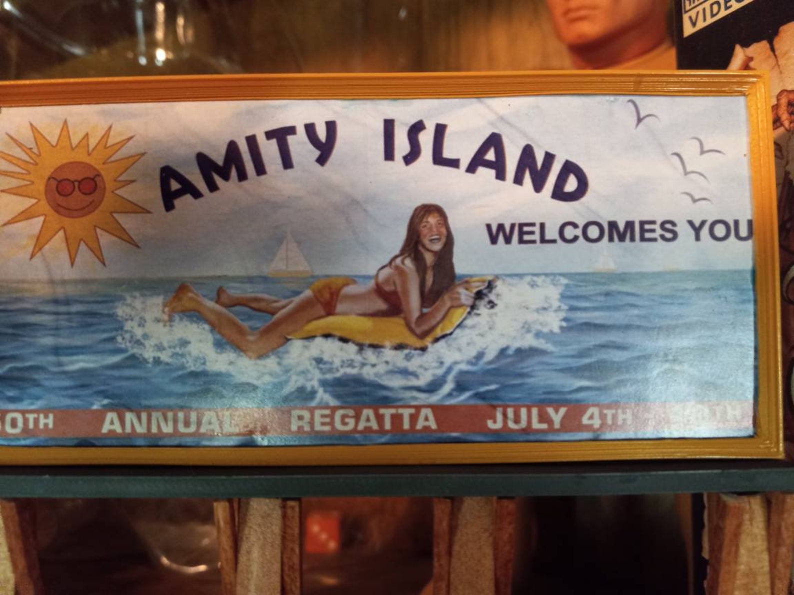 Jaws Billboard Amity Island Sign - Etsy