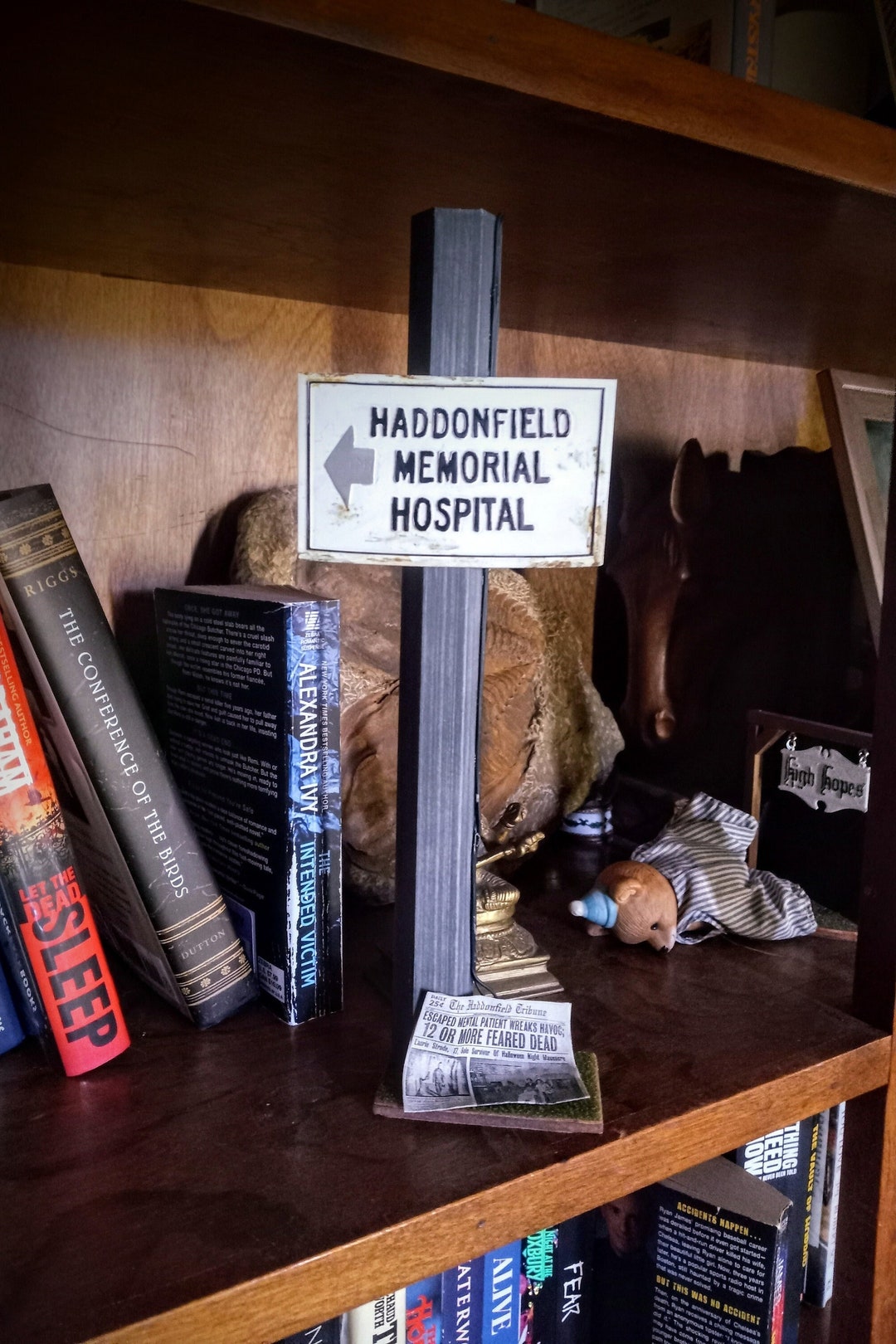 Halloween 2 Haddonfield Hospital Sign Michael Myers Horror Movie ...