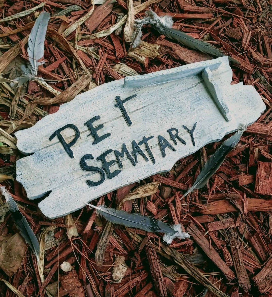Pet Semetary Sign Stephen King Horror Movie Wall Decor - Etsy