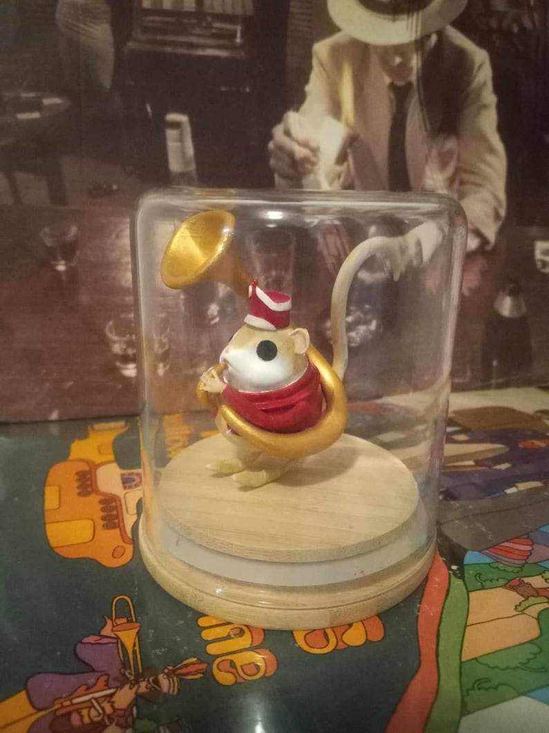 Tiny Tuba Player Circus Mouse Mice Display Figure - Etsy UK