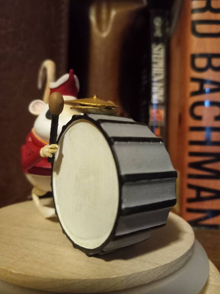 Tiny Drummer Circus Mouse Figure Display Circus Mice - Etsy