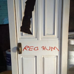 The Shining realistic Redrum Door Stephen King Diorama Display - Etsy