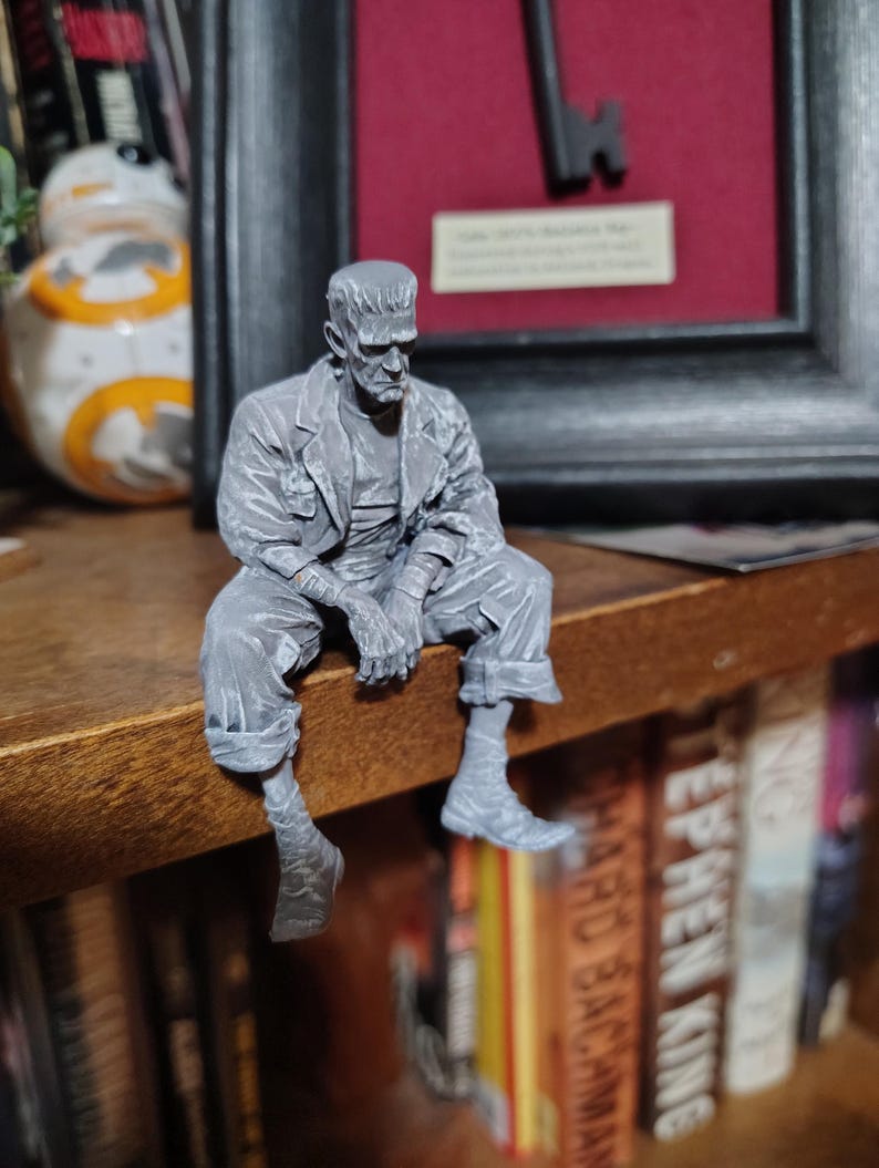 Frankenstein Sitting Figurine - Hand Painted Classic Monsters ...