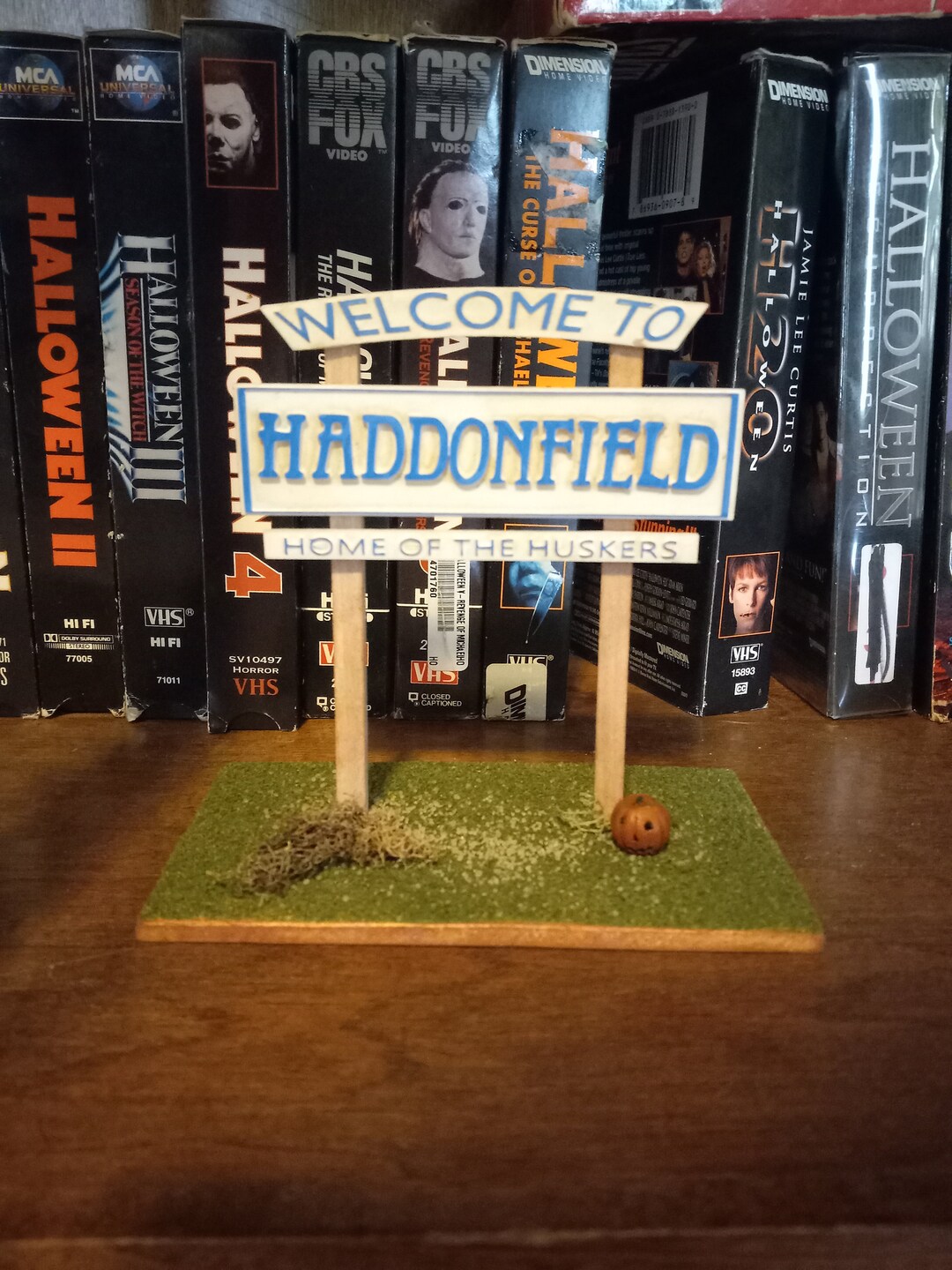 Halloween Michael Myers "welcome to Haddonfield" Horror Sign Prop ...