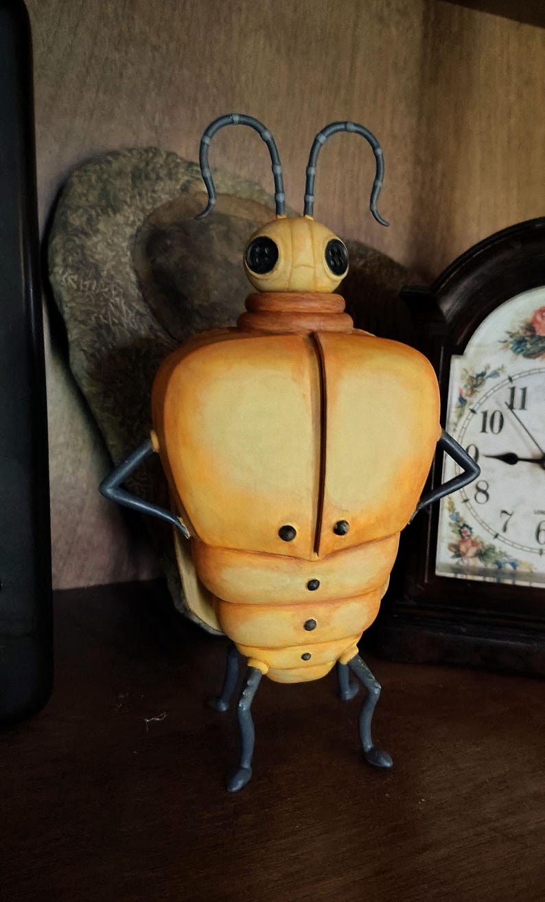 Beetle Dresser: Resin Beldam Bug Figurine - Etsy