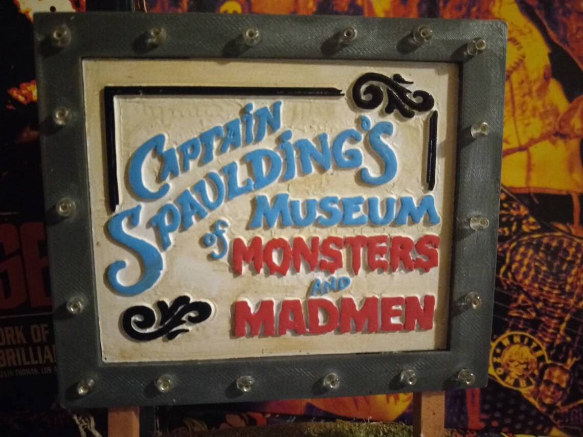 Captain Spaulding's Museum of Monsters and Madmen LED - Etsy