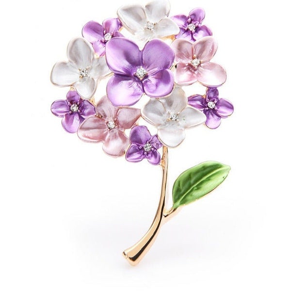 Lilac Brooch - Etsy