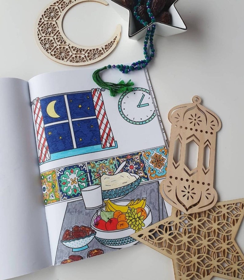 30 Days of Ramadan' Doodle Colouring Book - Etsy