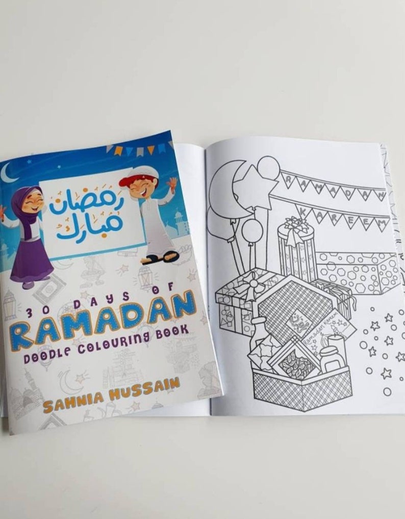 30 Days of Ramadan' Doodle Colouring Book - Etsy