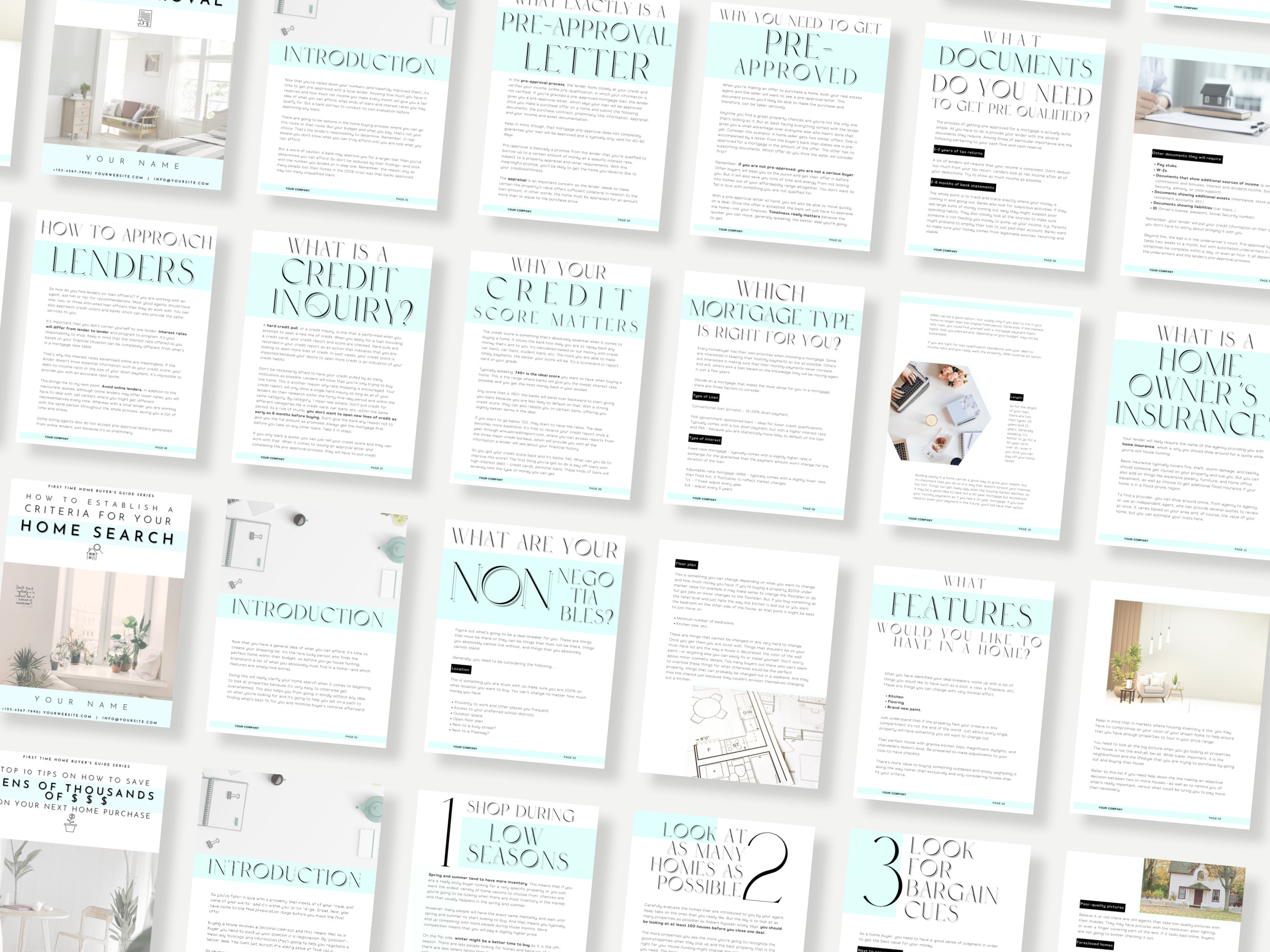 10 Real Estate Ebooks, Lead Magnets, First-time Home Buyers In-depth ...
