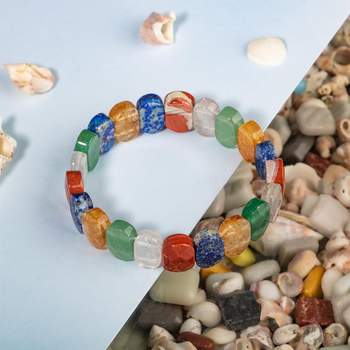 Libra Natural Stone Men's Bracelet, Libra Men's Bracelet, Special ...