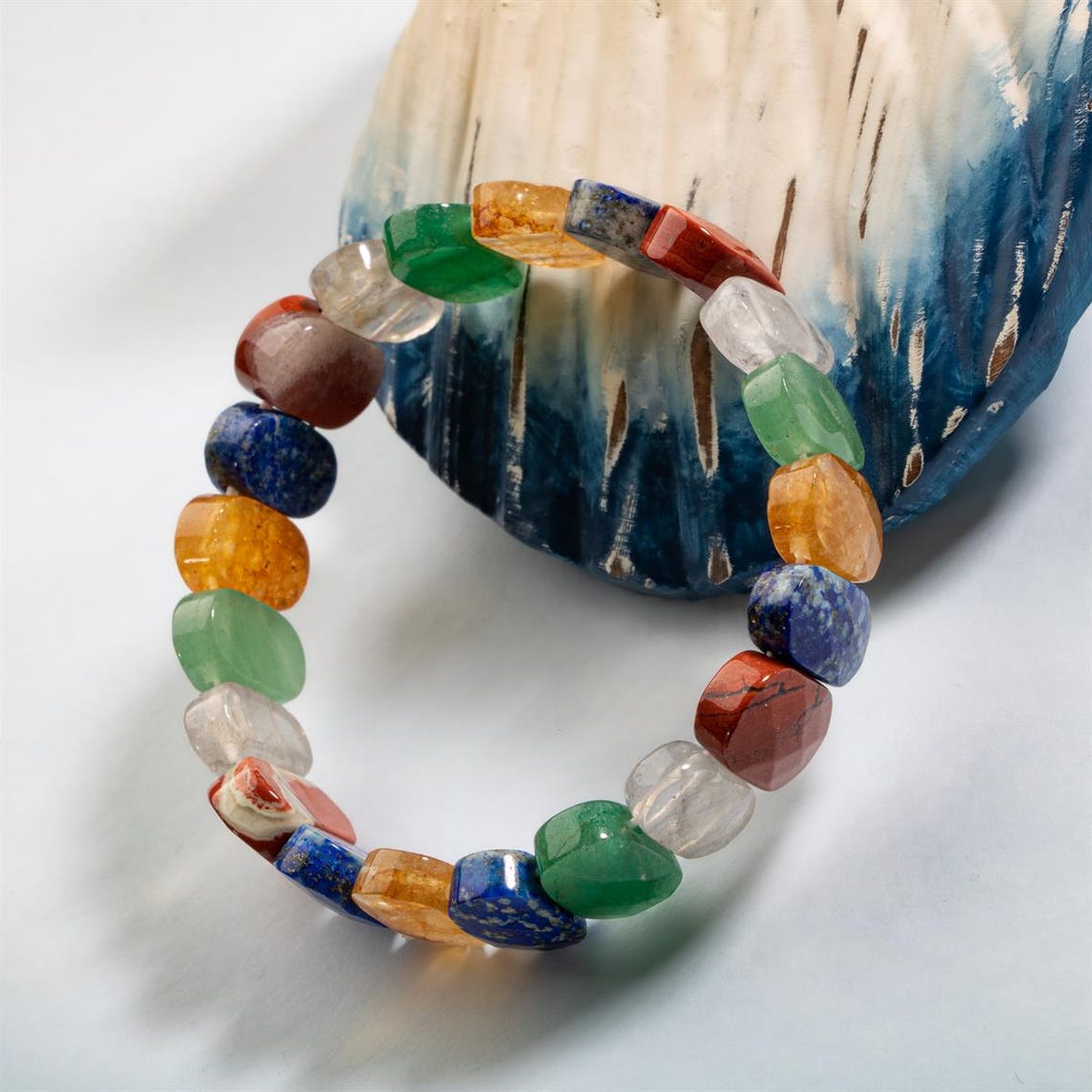 Libra Natural Stone Men's Bracelet, Libra Men's Bracelet, Special ...