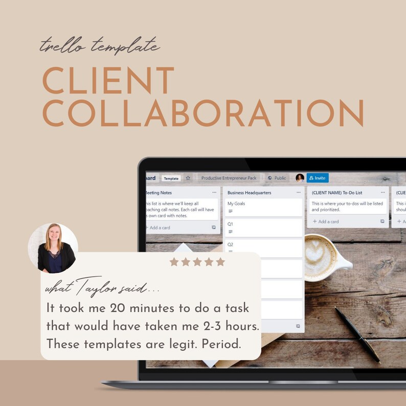 Client Collaboration Template Client Tracker Client - Etsy