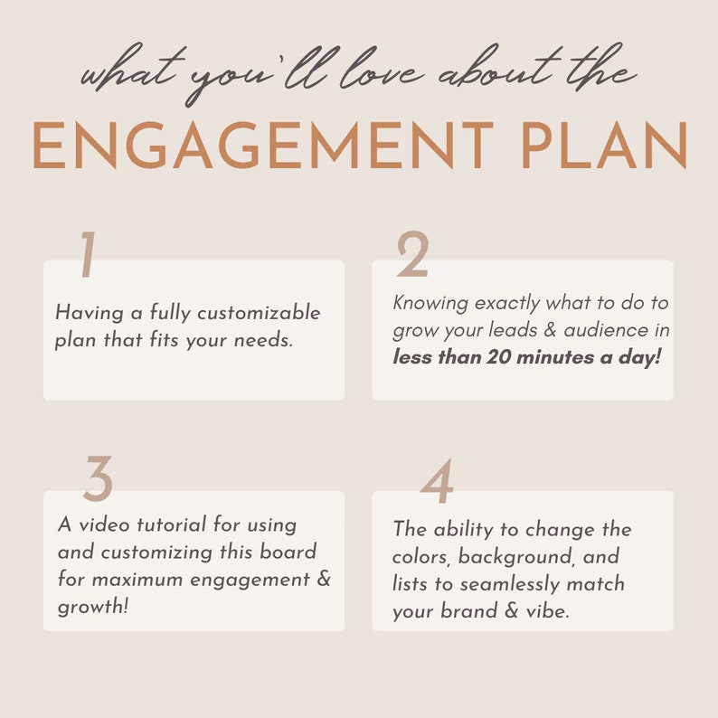 Engagement Plan for Instagram| Engagement Trello Template Tracker for ...