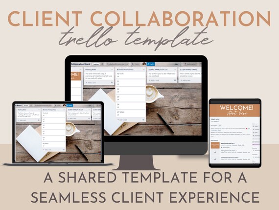 Client Collaboration Template Client Tracker Client - Etsy