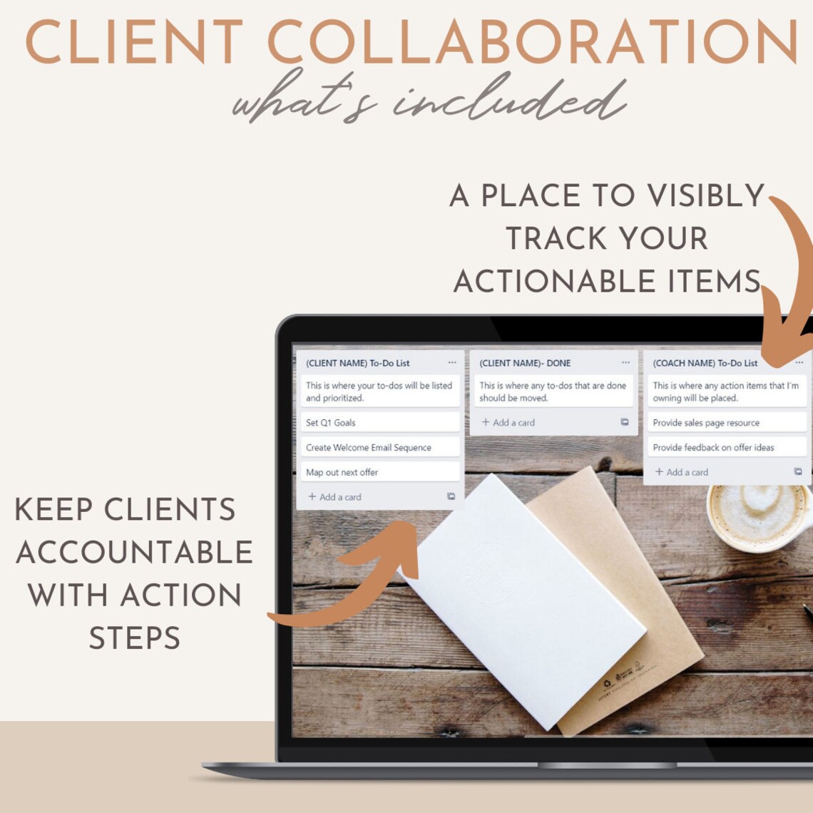 Client Collaboration Template Client Tracker Client - Etsy