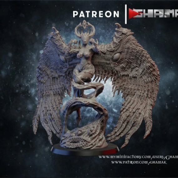 Demon Fantasy Resin Miniatures for Dungeons and Dragons or | Etsy