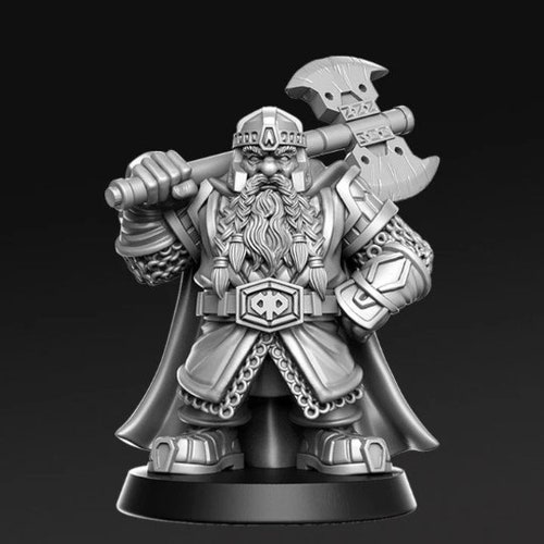 Dwarf Brewer Miniature for Dungeons & Dragons Tabletop RPG - Etsy
