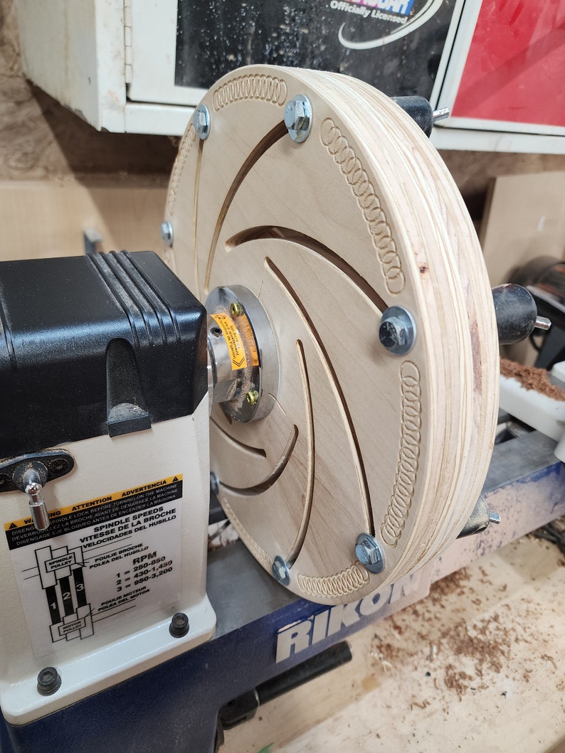 Digital File of a Longworth Chuck for CNC or Laser - Etsy