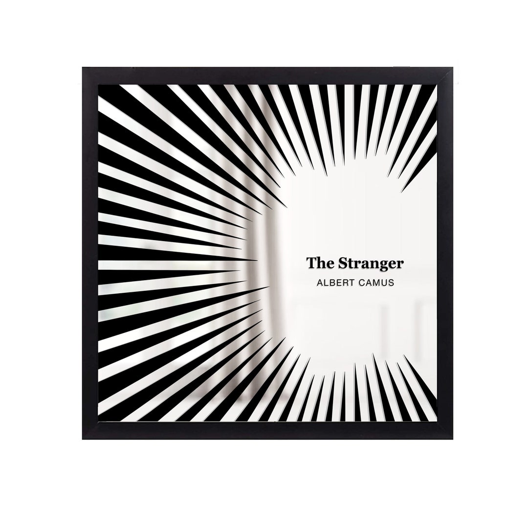 Albert Camus' "the Stranger" Book Cover Mirror Art - Etsy