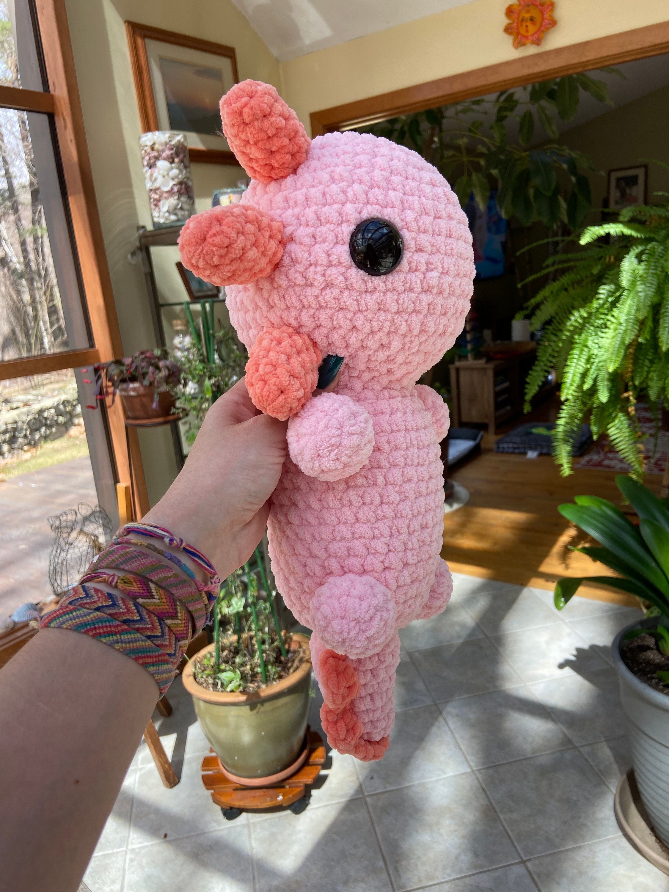 Jumbo Axolotl Plushie - Etsy