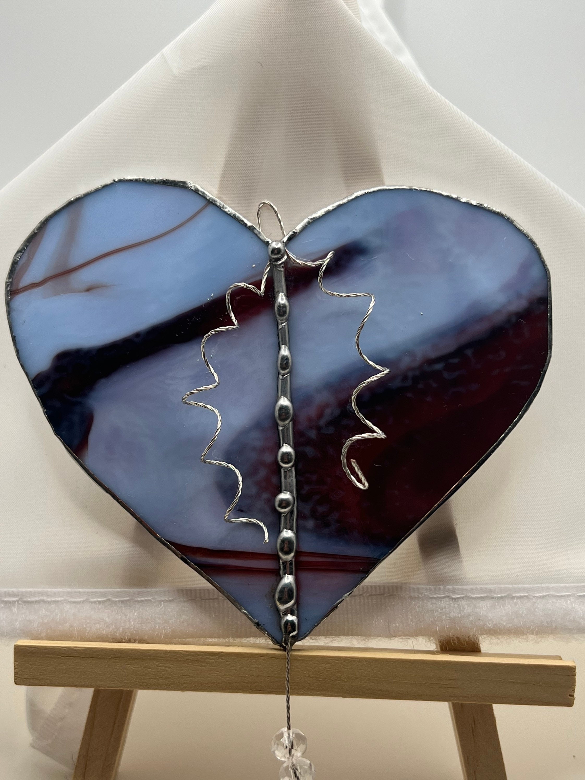 Heart Stained Glass , Heart , Window Decor, Stained Glass - Etsy