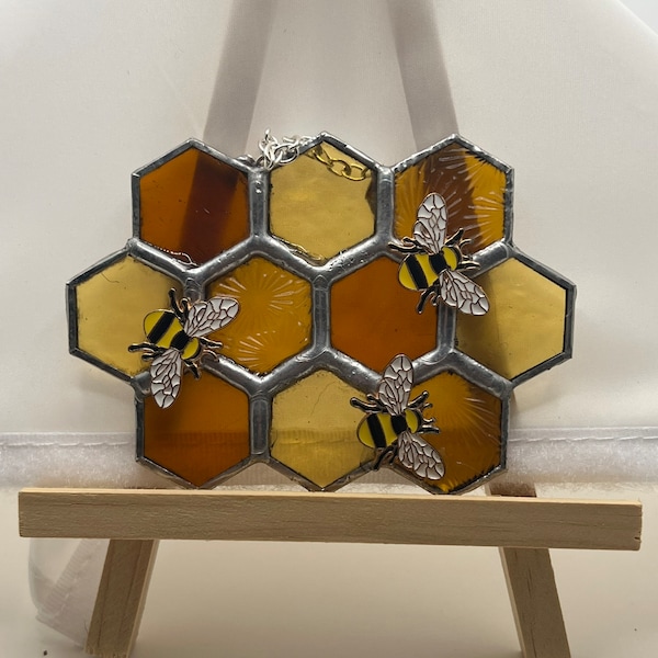 Stained Glass Bee - Etsy