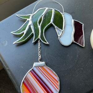 Stained Glass Grinch Window Decor, Grinch Suncatcher,christmas ...