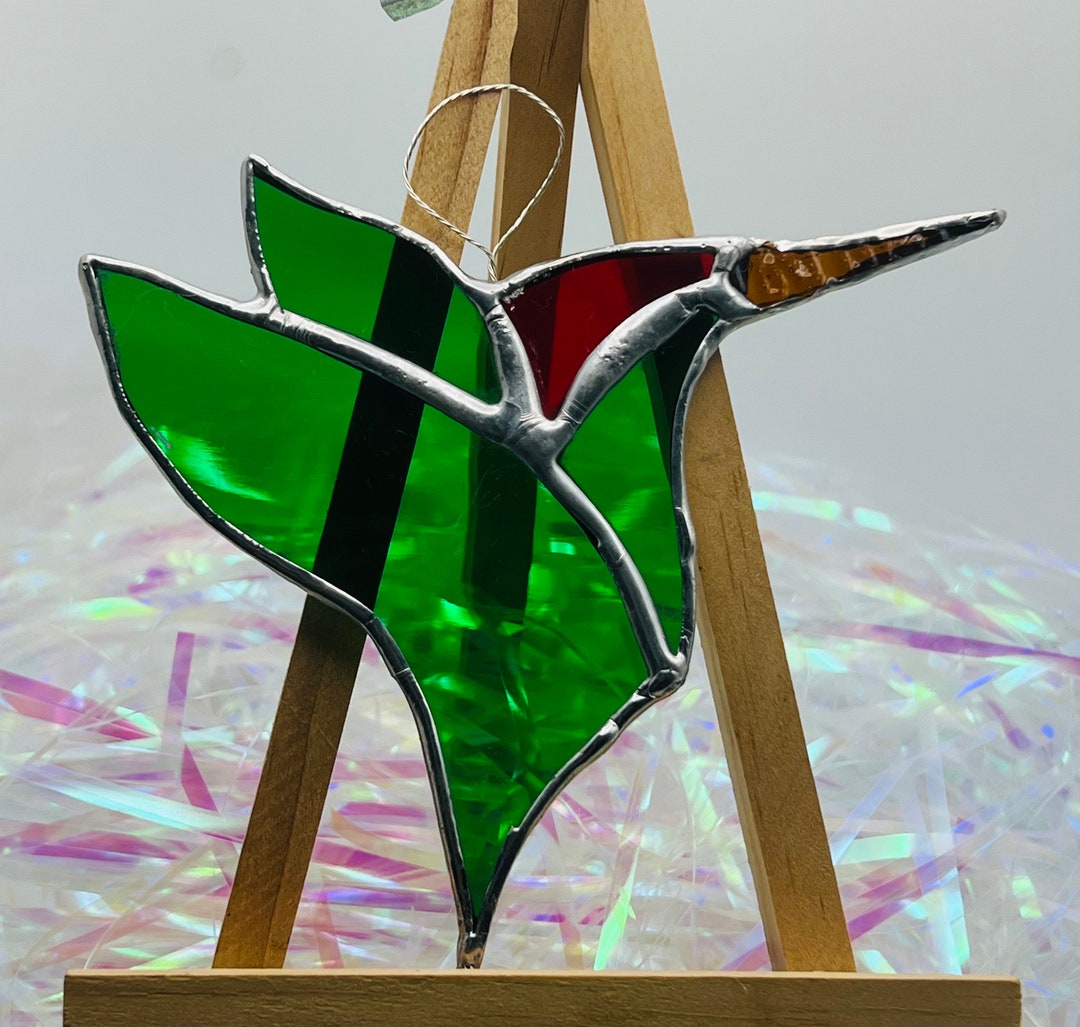 Stained Glass Hummingbird Window Decor, Hummingbird Suncatcher ...