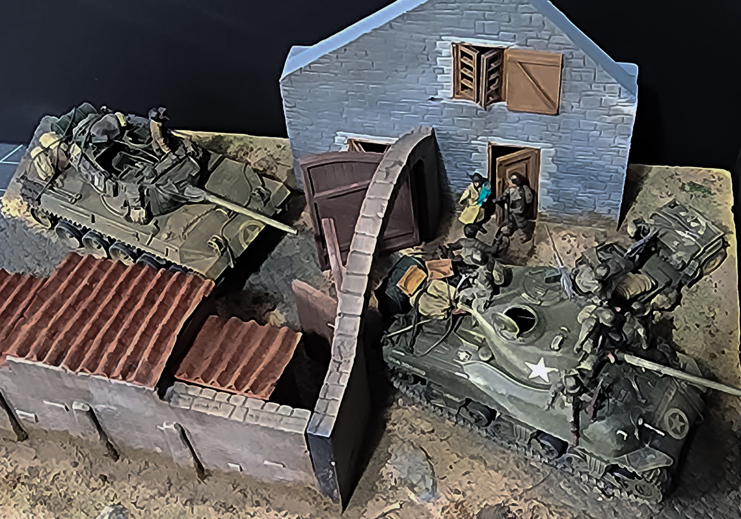 The War is Over Italy 1945 1/35 WW2 Diorama - Etsy
