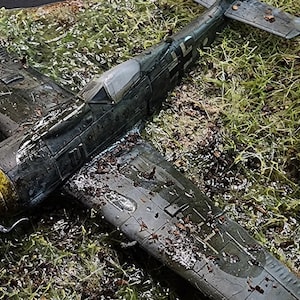 Epoxy Resin Diorama Plane CRASHED FW190-A8 FOCKE-WULF - Etsy