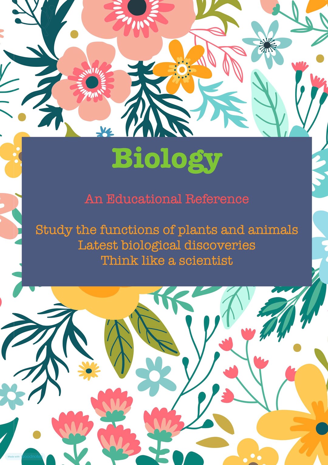 Biology | an Educational Reference | for Students | for Researchers ...