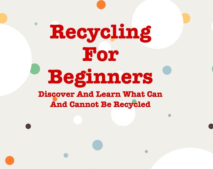 Printable Home Waste Management Guide PDF (landfill, Compost, Recycling ...