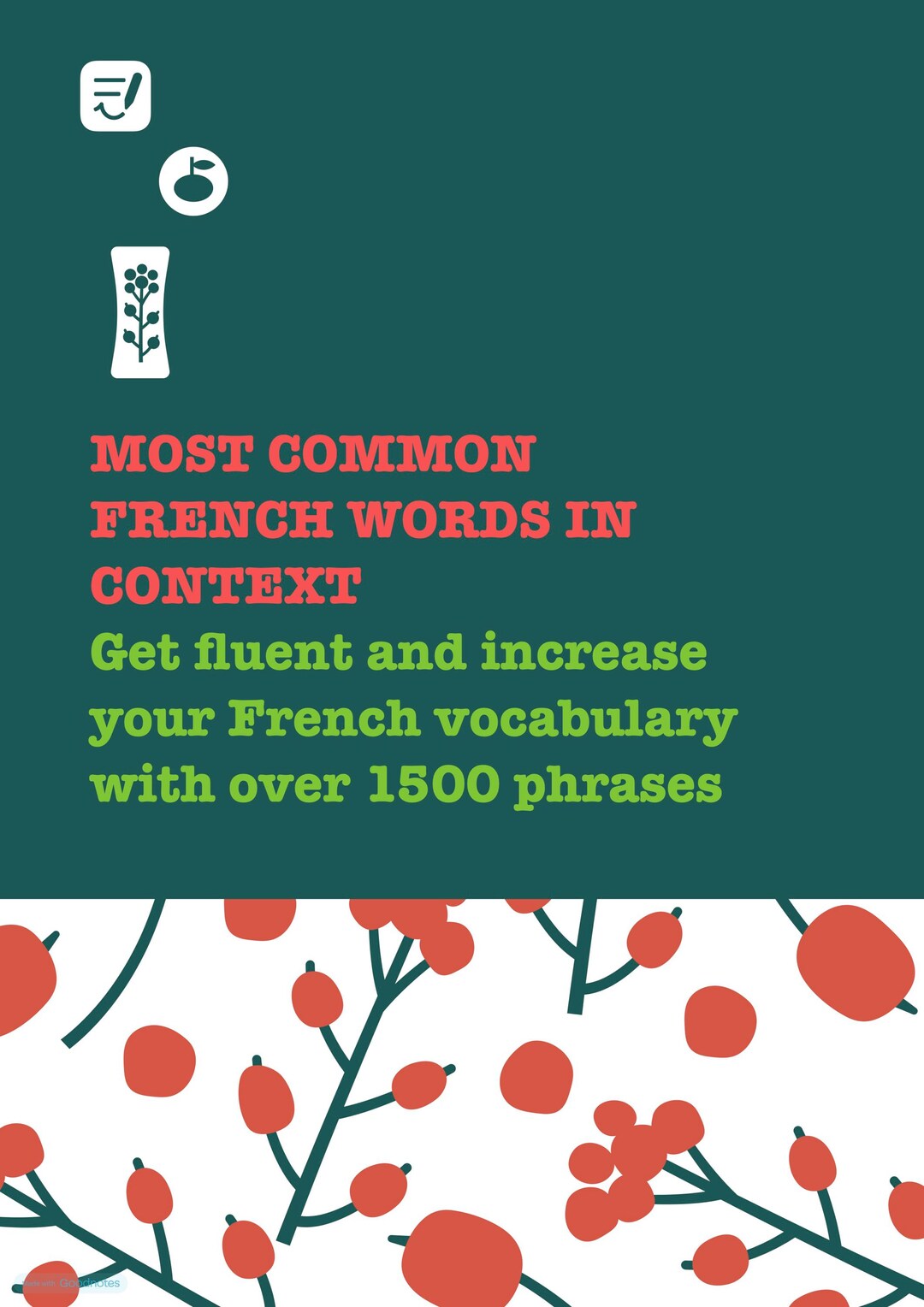 Learn French | Most Common French Words in Context | PDF Download ...