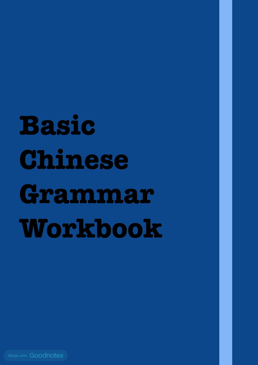 Basic Chinese Grammar Workbook | PDF Download - Etsy
