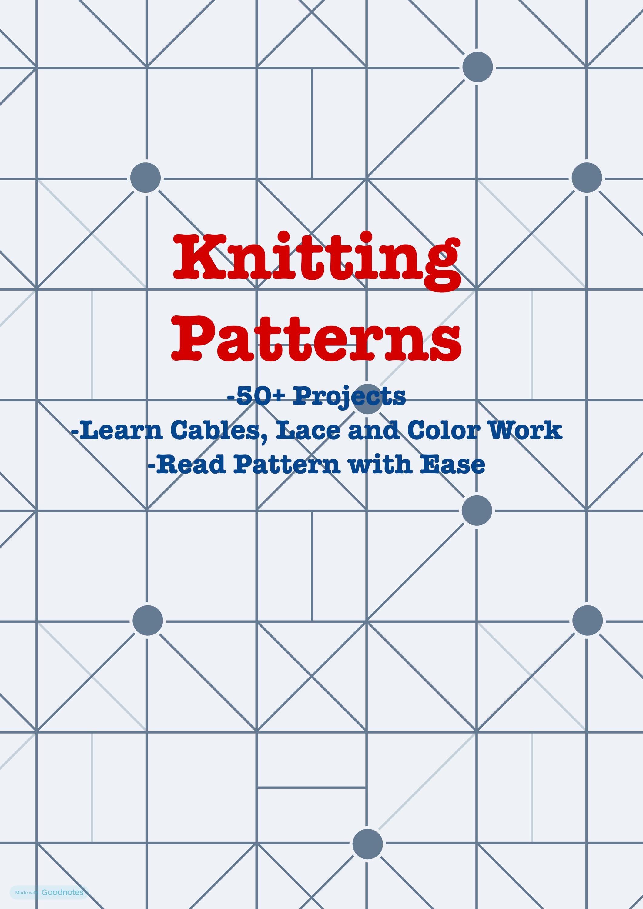 Knitting | Beginners to Advance | Patterns and Many More | Book Bundle ...