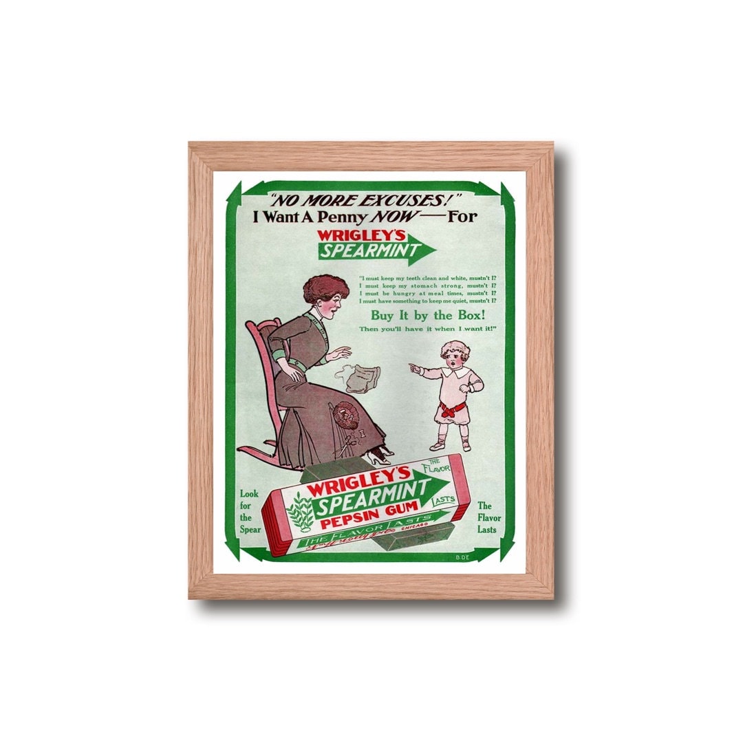 Vintage Poster Retro Art Advertisement Poster Classic Nostalgic Antique ...