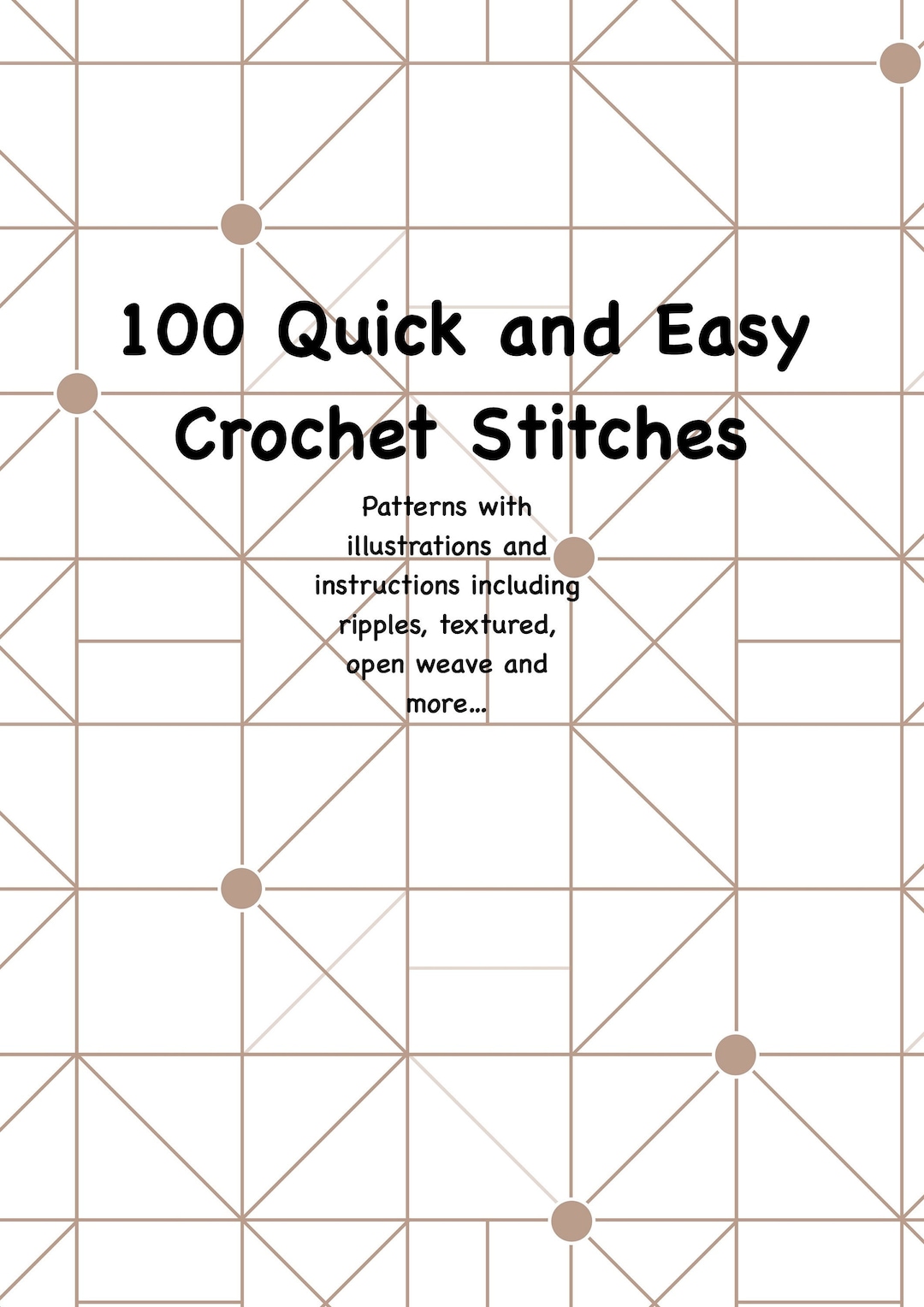 100 Crochet Stitches: Quick & Easy Patterns (PDF Download) - Etsy