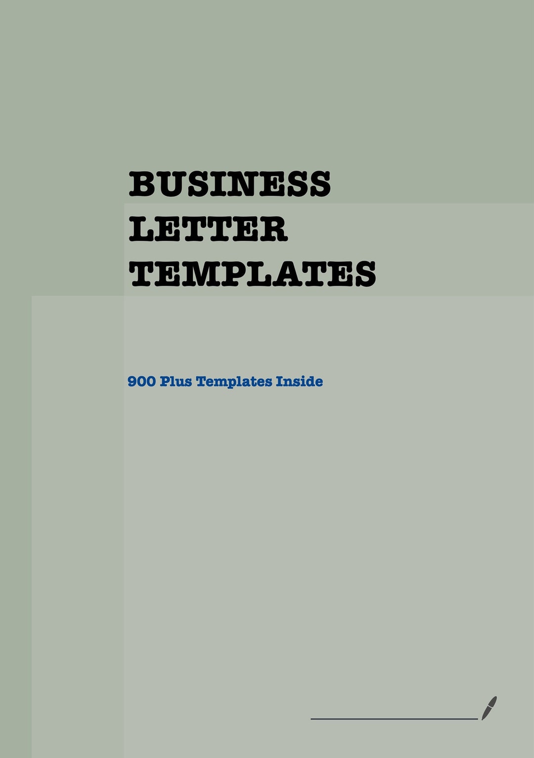 Business Letter Templates | 900 Plus Templates| PDF Download - Etsy