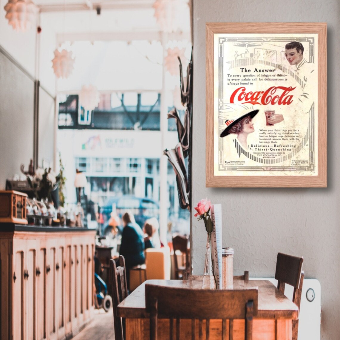 Vintage Poster Retro Art Advertisement Poster Classic Nostalgic Antique ...