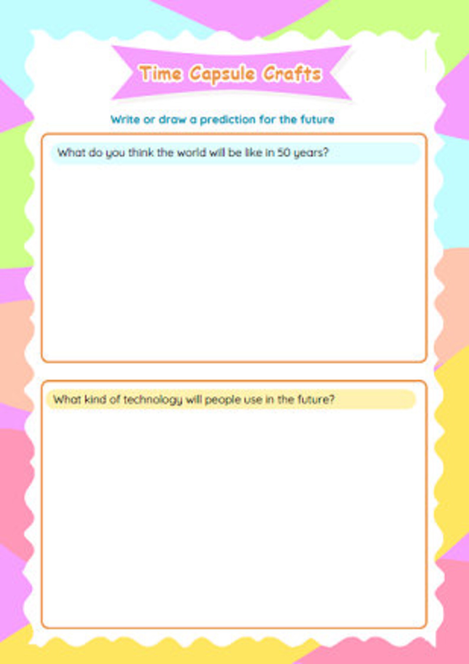 Time Traveller Worksheets Activity Sheets for Kids - History & Future ...