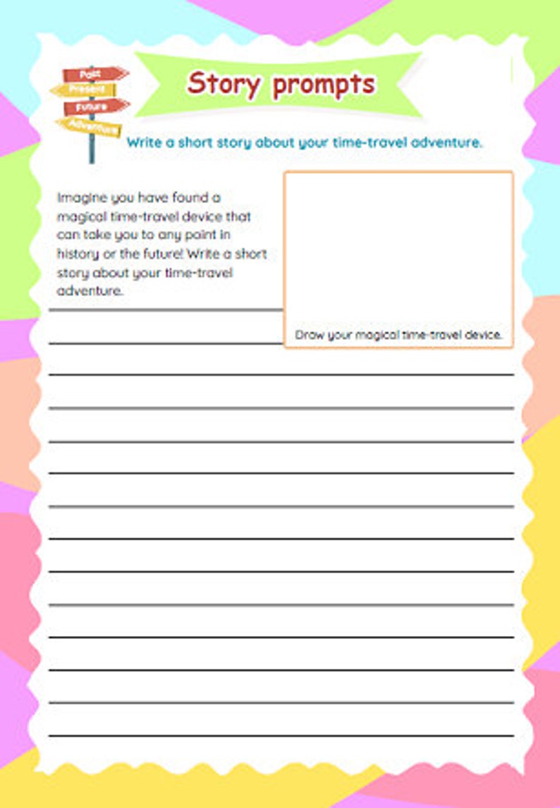 Time Traveller Worksheets Activity Sheets for Kids - History & Future ...