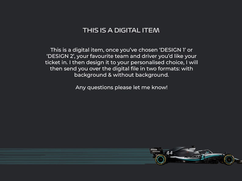 Grand Prix F1 Formula 1 Silverstone Keepsake Save the Date - Etsy