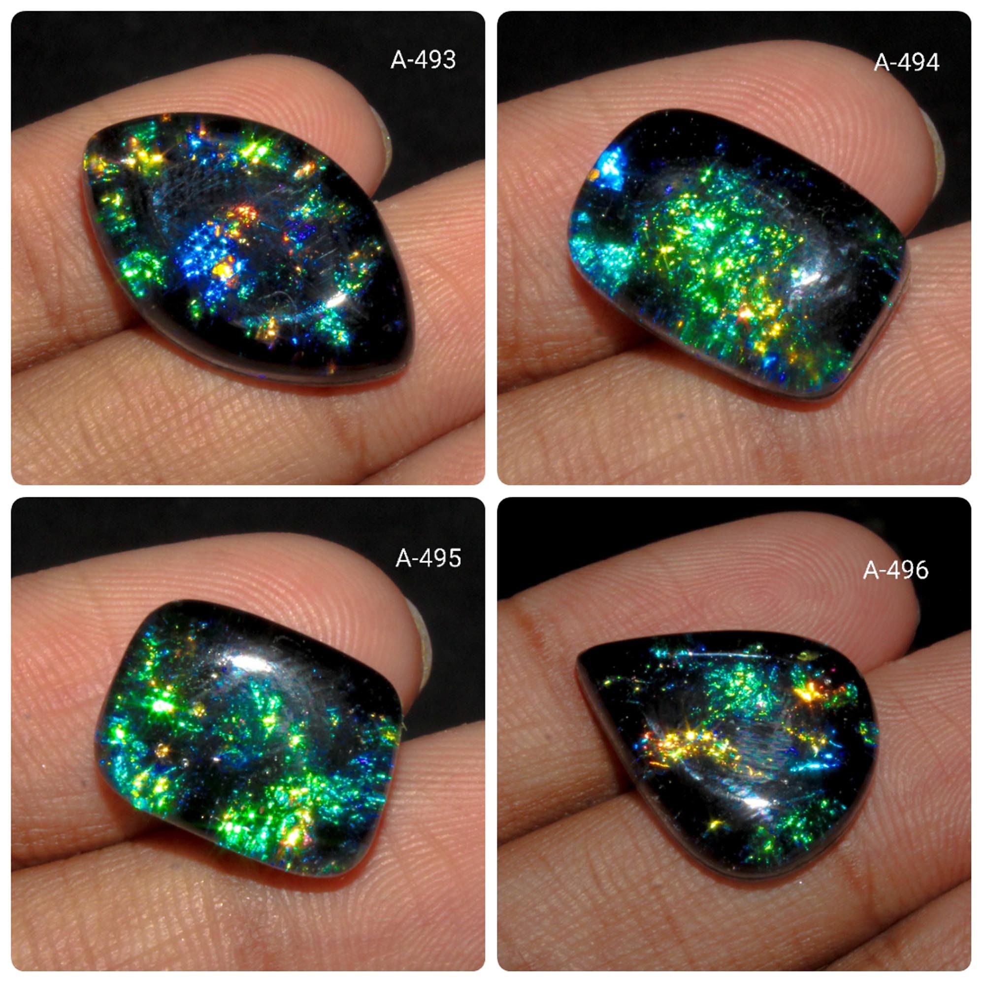 Exclusive Australian Opal Doublet Cabochon, Australian Opal Gemstone ...