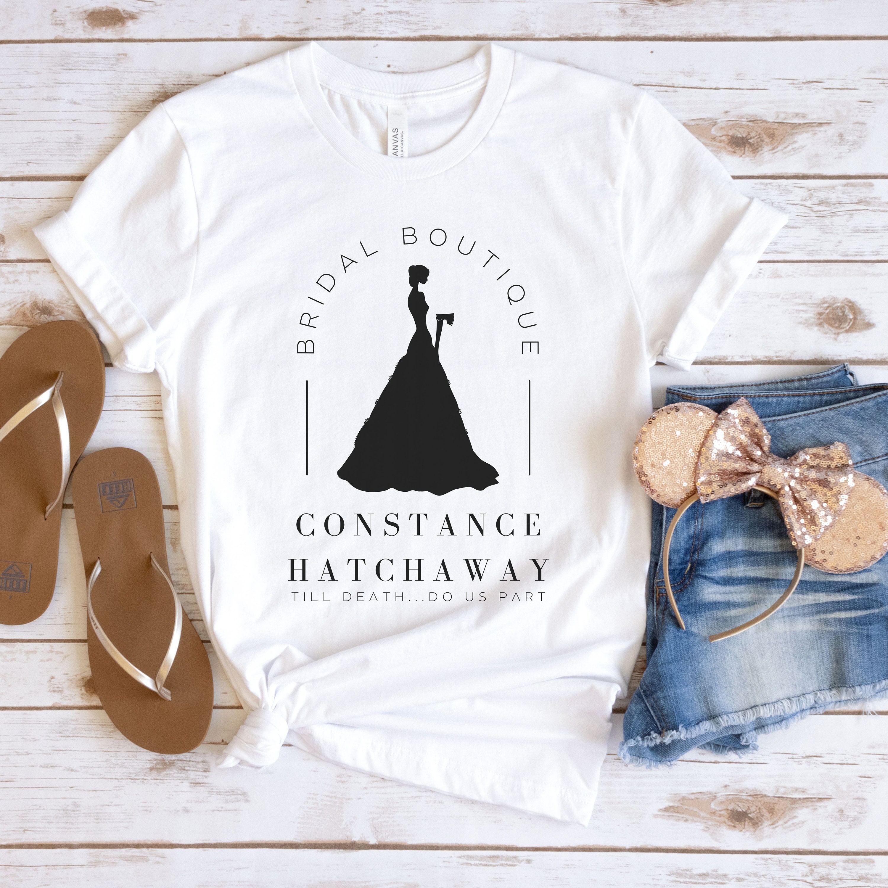 Constance Hatchaway Haunted Mansion Inspired Bridal Boutique Shirt ...