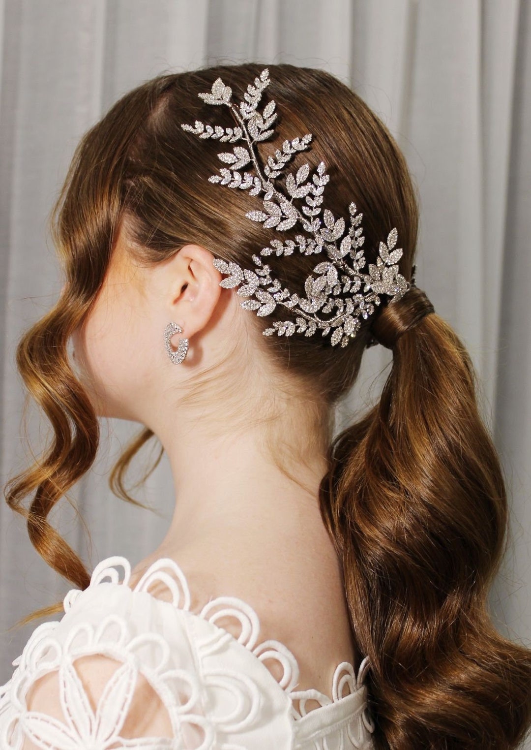 SWAROVSKI Bridal Hair Wings Bridal Hair Piece Wedding Hair - Etsy